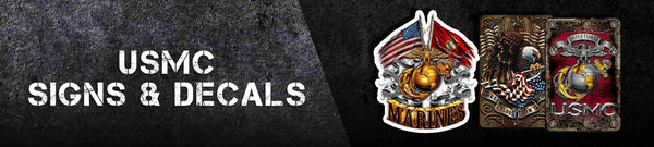 USMC Signs & Decals - US Marine Corps ultra-adhesive stickersTagged ...