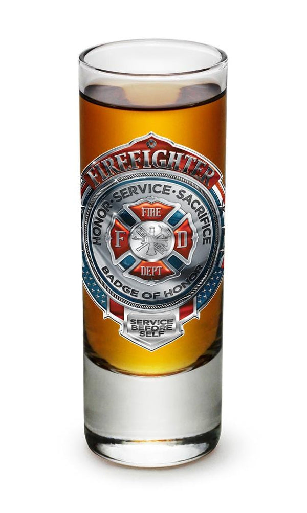 Firefighter Glassware | Thin Red Line Shooter & shot glasses - Shop ...