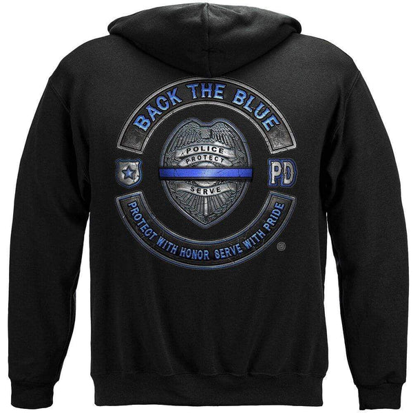 Law Enforcement hooded sweatshirts | Thin Blue Line & Police hoodies ...