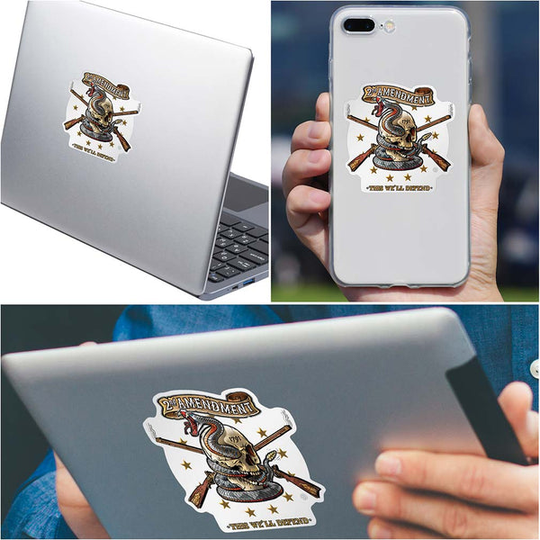 2nd Amendment Tattoo This We'll Defend Premium Reflective Decal - Shop ...