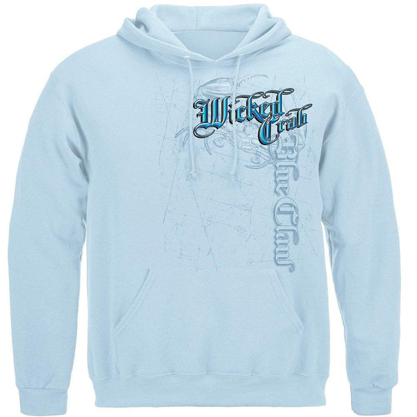 Wicked Crab Premium Hooded Sweat Shirt - Shop Erazor Bits